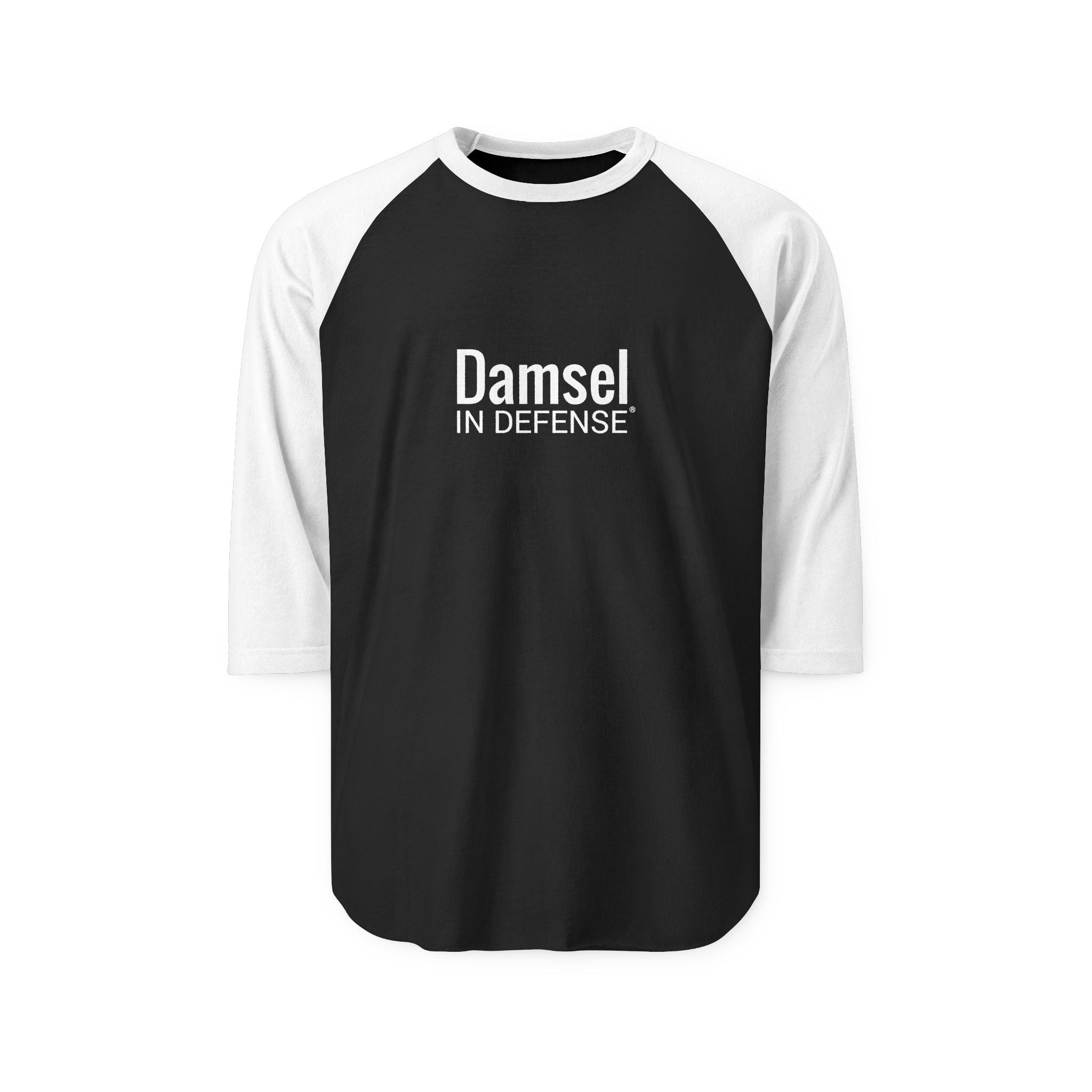 Damsel Logo Three-Quarter Sleeve Raglan Shirt – The Damsel Store